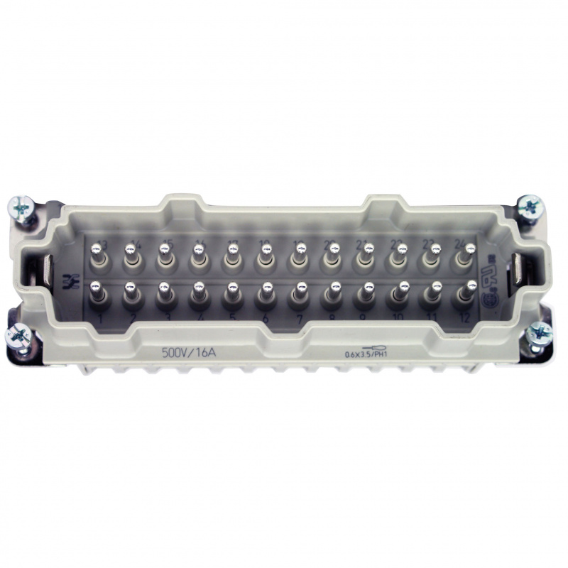 IMS Company - Connector Insert, Male with Pin Contacts, For 12 Zone ...