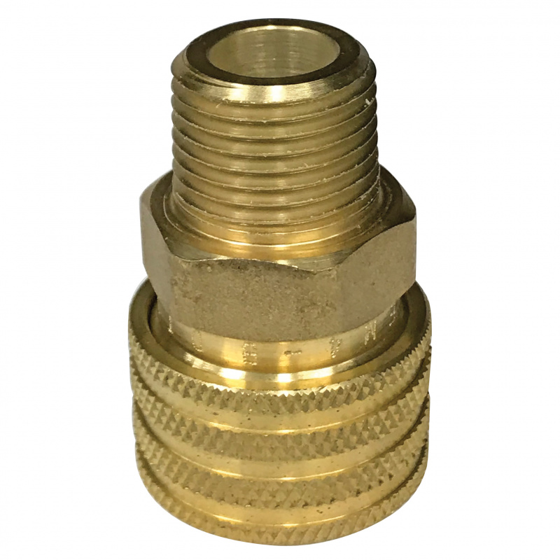 IMS Company - Coupler, ST Series, 1/2" Body, 1/2"-14 Male NPT, Brass ...