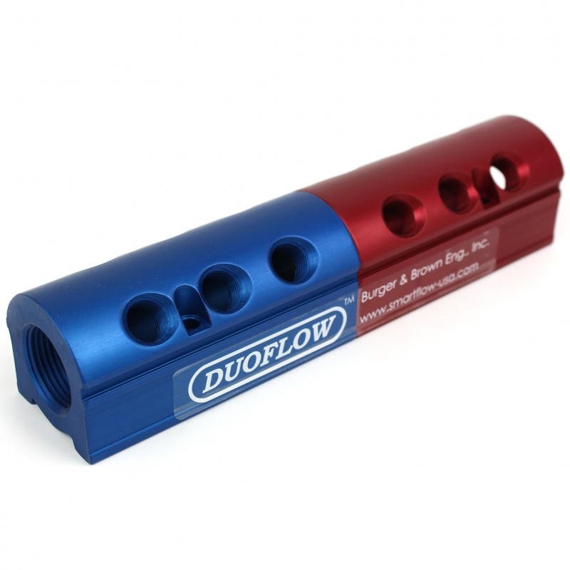 IMS Company - Manifold, Aluminum, Duoflow (2) 1" Inlets, (12) 3/8 ...