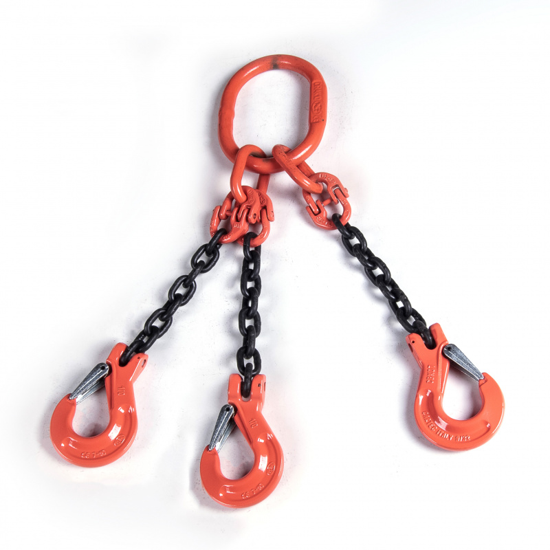 IMS Company - Chain Sling, Alloy, Type TOS, Three Leg, 3/8" Alloy Grade ...